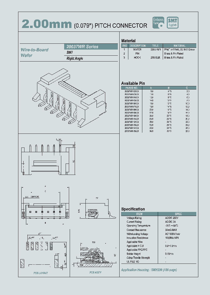 20037WR_934383.PDF Datasheet Download --- IC-ON-LINE