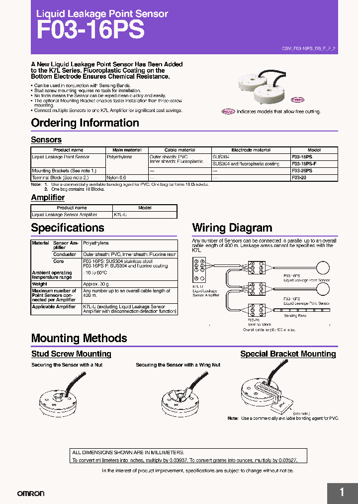 F03-26PS_1642732.PDF Datasheet Download --- IC-ON-LINE