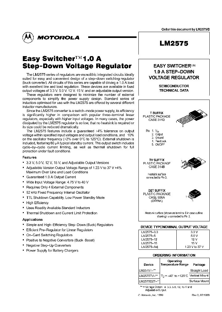 LM2575-15_1087922.PDF Datasheet Download --- IC-ON-LINE