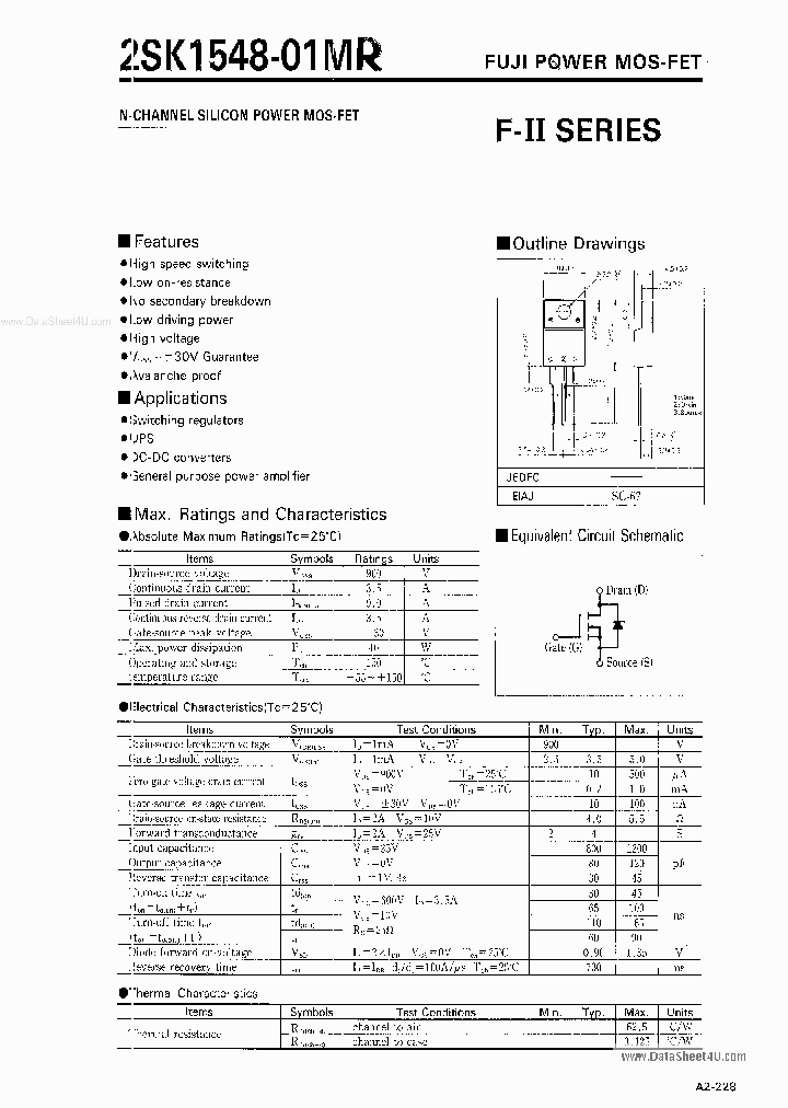 K1548_1671390.PDF Datasheet Download --- IC-ON-LINE