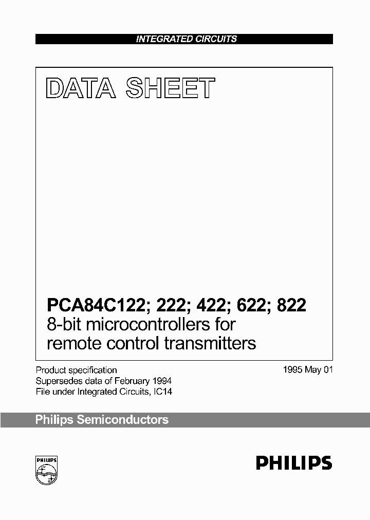 PCA84C122BP_1718363.PDF Datasheet Download --- IC-ON-LINE