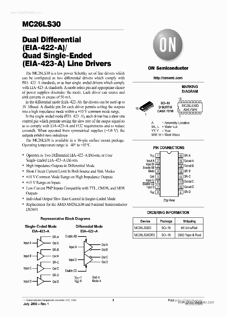 26LS30_1708401.PDF Datasheet Download --- IC-ON-LINE