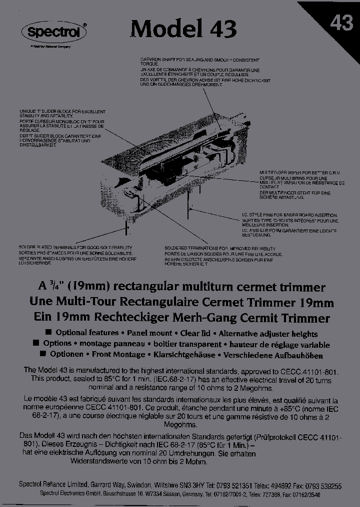 43P-500_1485808.PDF Datasheet Download --- IC-ON-LINE