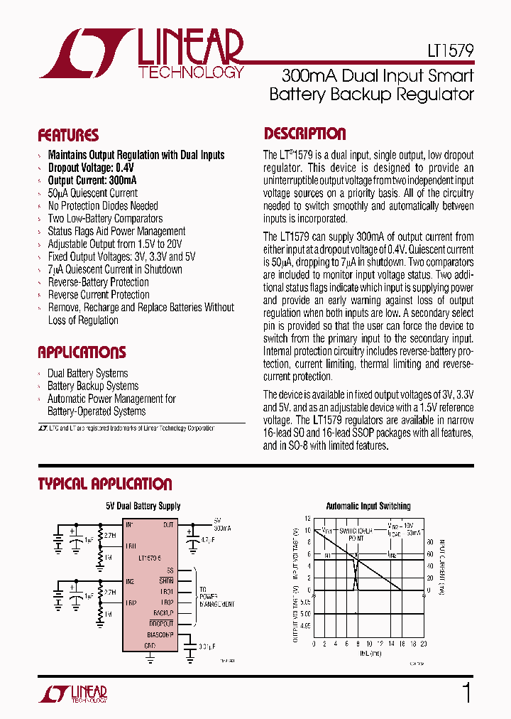 LT1579CGN-5_1983846.PDF Datasheet Download --- IC-ON-LINE
