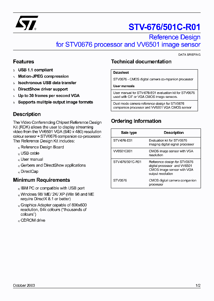 STV-676501C-R01_1989962.PDF Datasheet Download --- IC-ON-LINE