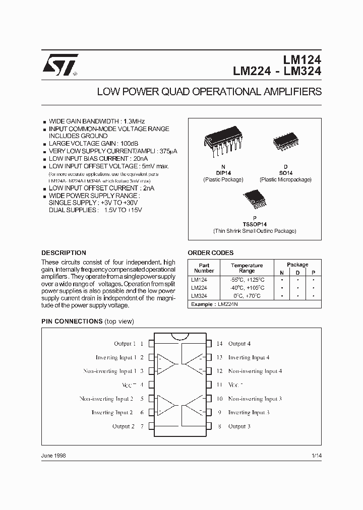 LM224_2003220.PDF Datasheet Download --- IC-ON-LINE