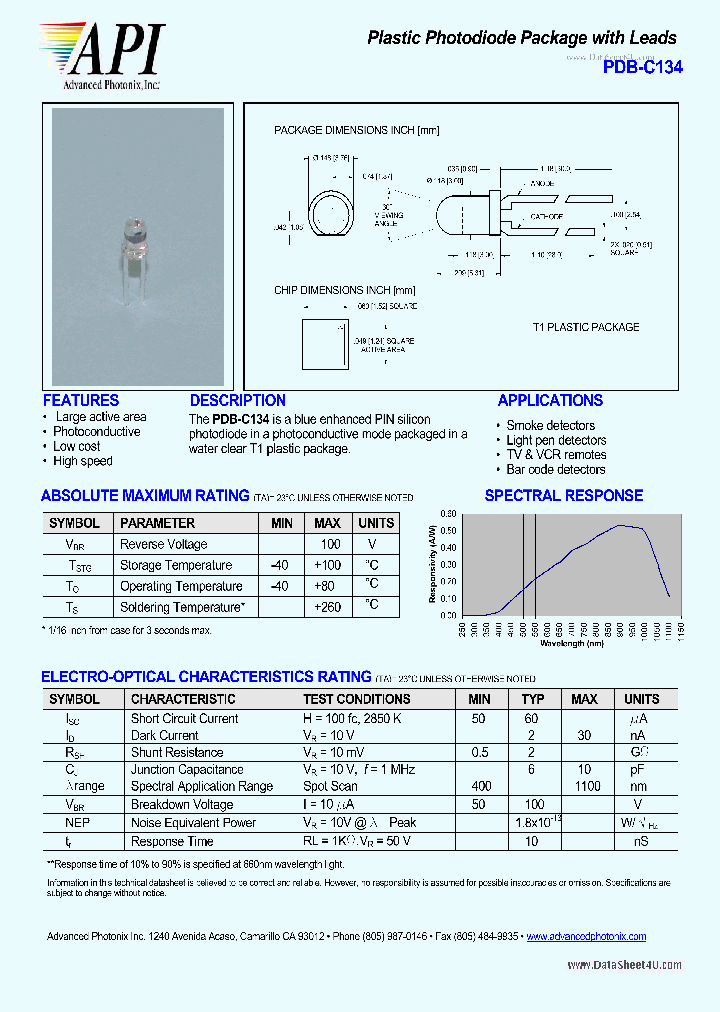 PDB-C134_2025903.PDF Datasheet Download --- IC-ON-LINE