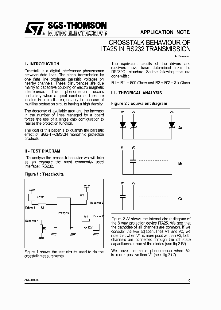 AN589_2041627.PDF Datasheet Download --- IC-ON-LINE