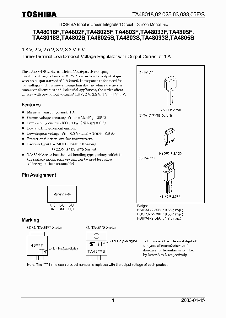 TA48025F_2056777.PDF Datasheet Download --- IC-ON-LINE