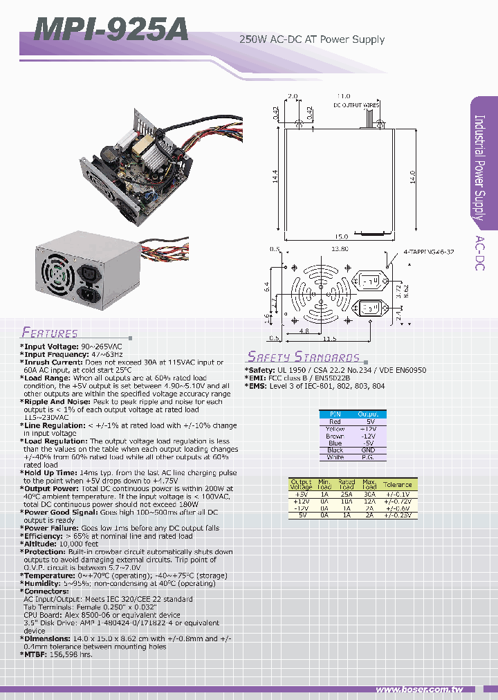 MPI-925A_2103259.PDF Datasheet Download --- IC-ON-LINE