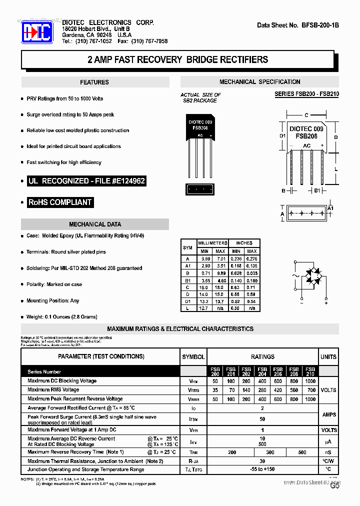 FSB200_2123582.PDF Datasheet Download --- IC-ON-LINE
