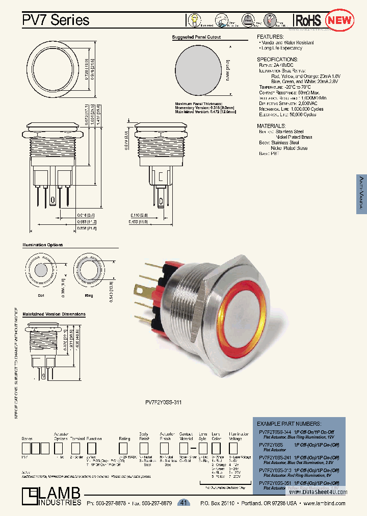 PV7_2440643.PDF Datasheet Download --- IC-ON-LINE