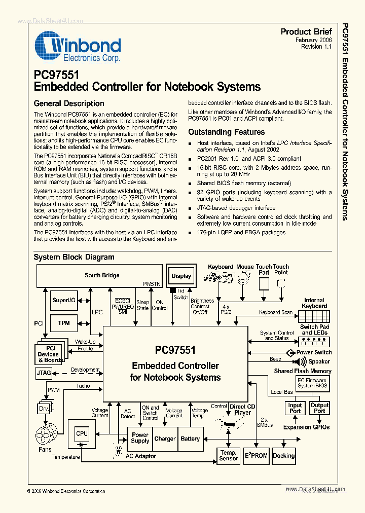 PC97551_2542755.PDF Datasheet Download --- IC-ON-LINE