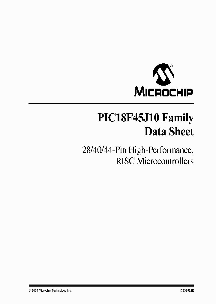 PIC18F25J10-IML_2731020.PDF Datasheet Download --- IC-ON-LINE