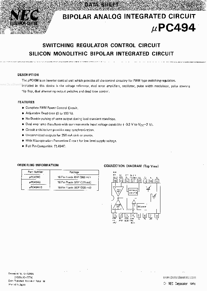 PC494C_2746846.PDF Datasheet Download --- IC-ON-LINE