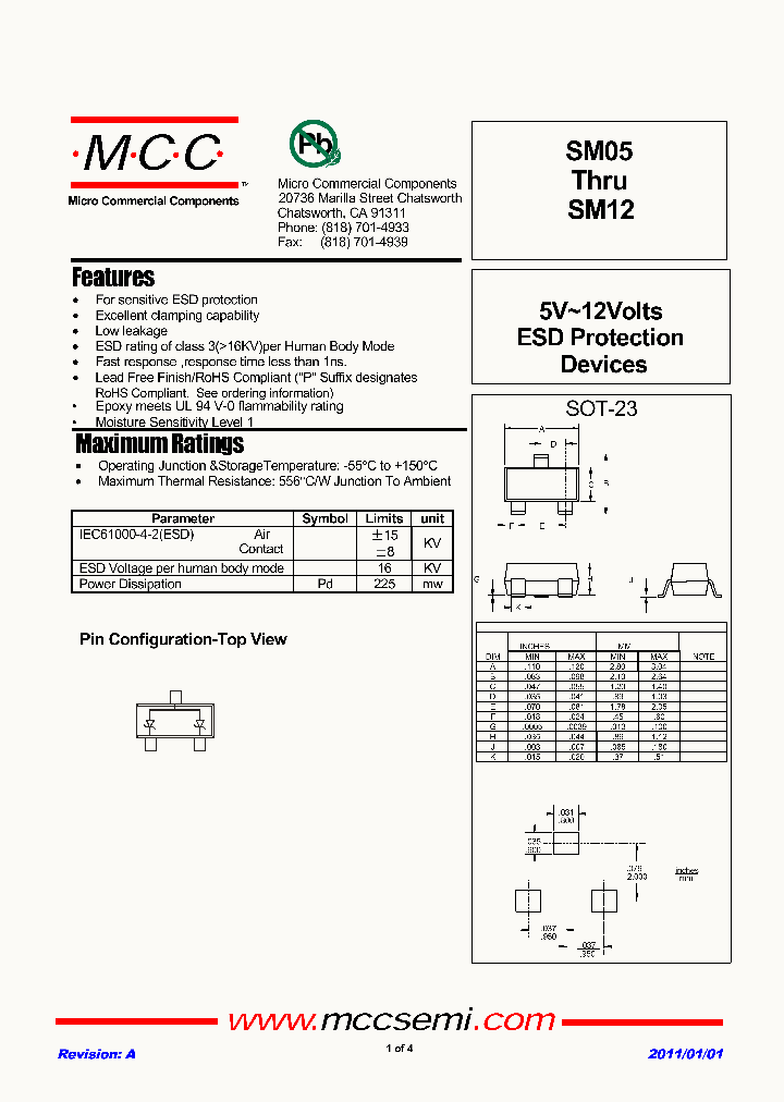 SM05_2765779.PDF Datasheet Download --- IC-ON-LINE