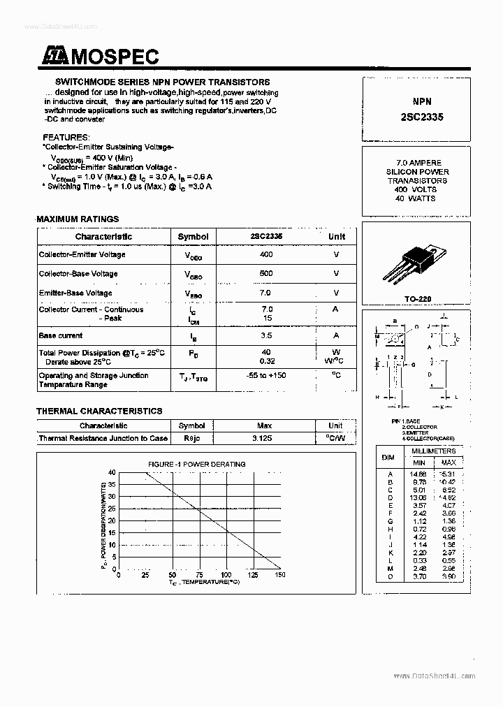 C2335_2784348.PDF Datasheet Download --- IC-ON-LINE