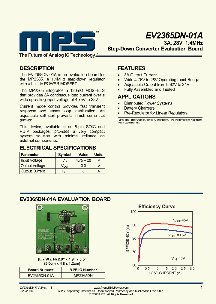 EV2365DN-01A_2835311.PDF Datasheet Download --- IC-ON-LINE