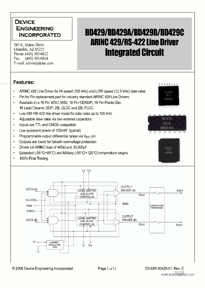 BD429A_2854646.PDF Datasheet Download --- IC-ON-LINE