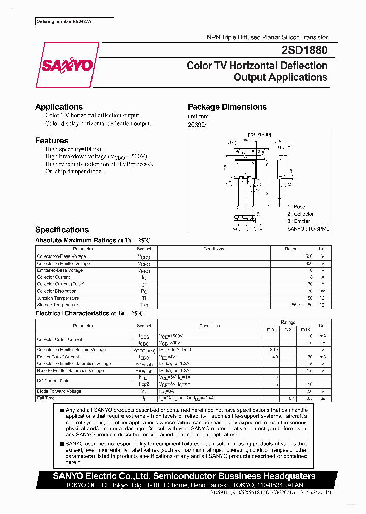 D1880_2960222.PDF Datasheet Download --- IC-ON-LINE