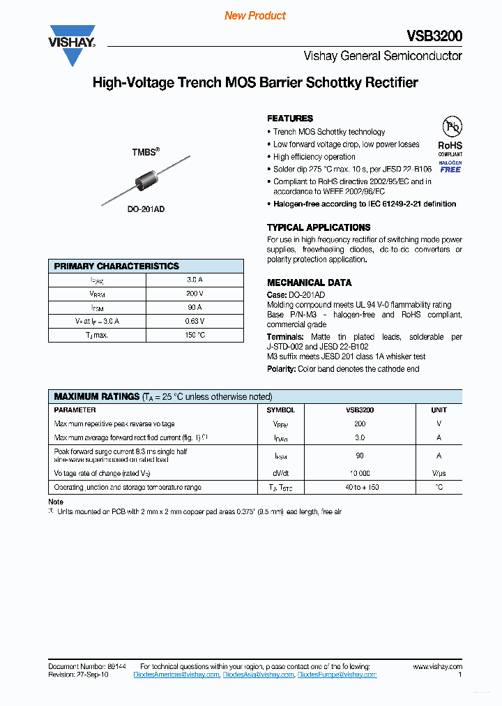 VSB3200_2979884.PDF Datasheet Download --- IC-ON-LINE