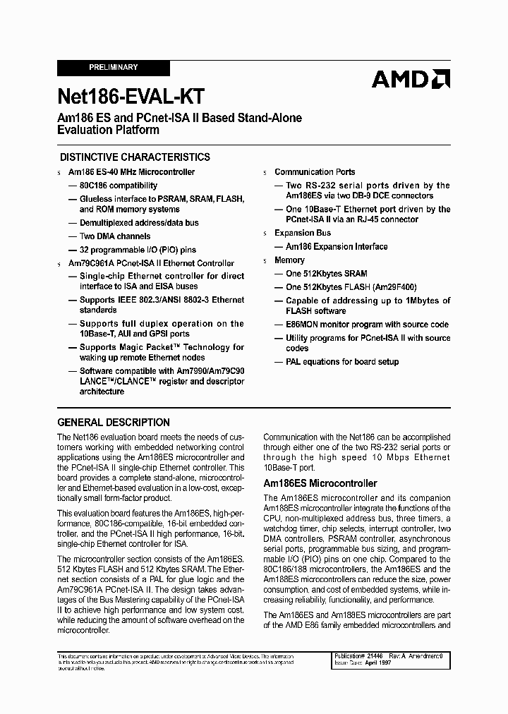 NET186-EVAL-KT_3002670.PDF Datasheet Download --- IC-ON-LINE