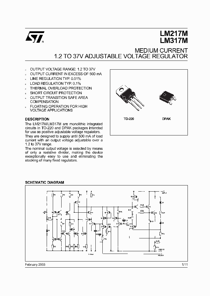 LM217MDT_3002781.PDF Datasheet Download --- IC-ON-LINE