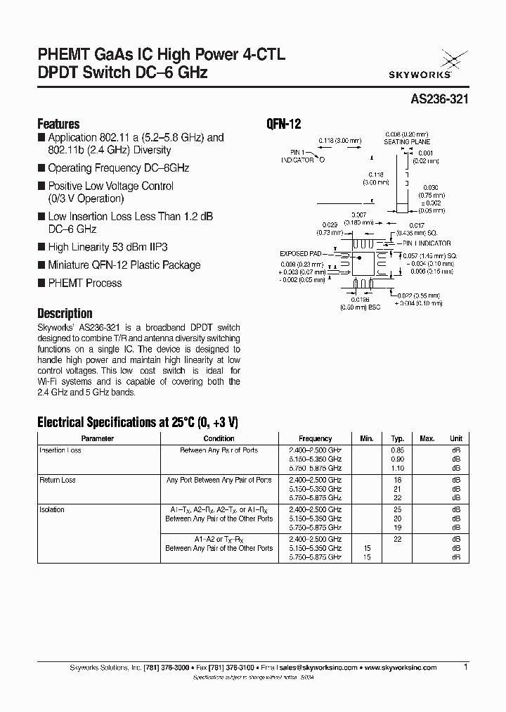AS236-321_3068330.PDF Datasheet Download --- IC-ON-LINE