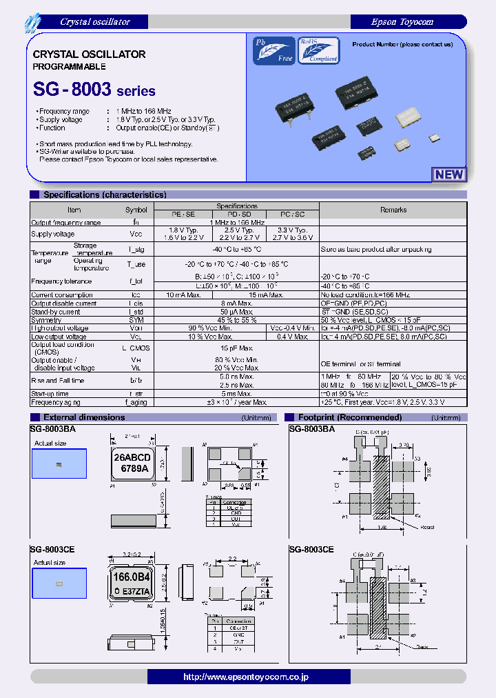 SG-8003_3138333.PDF Datasheet Download --- IC-ON-LINE