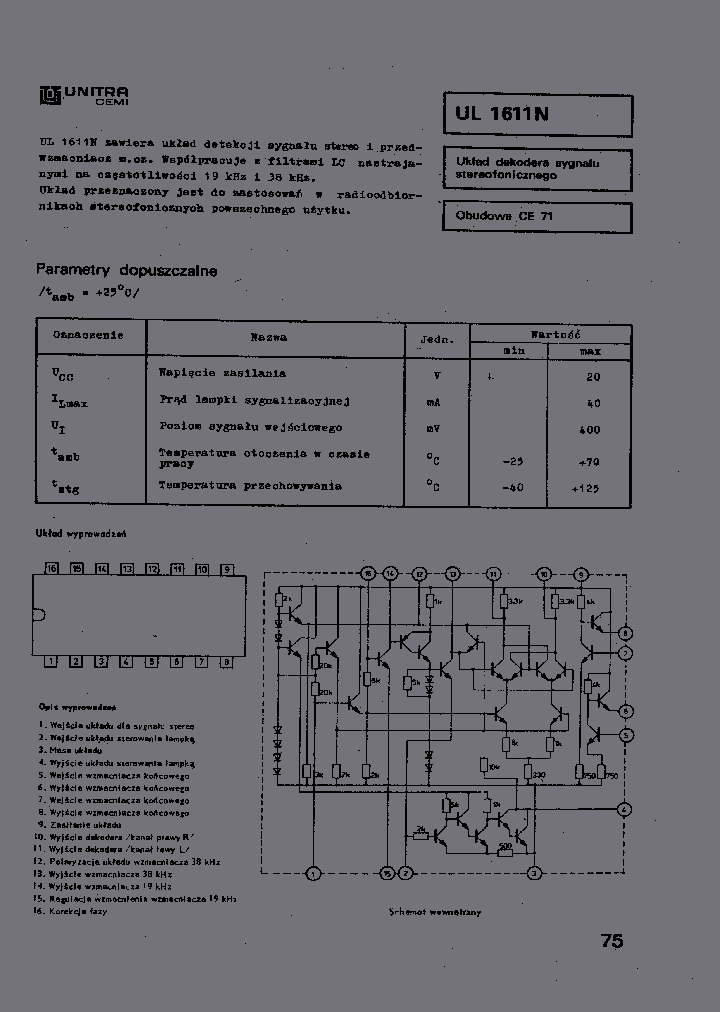 UL1611_3201495.PDF Datasheet Download --- IC-ON-LINE