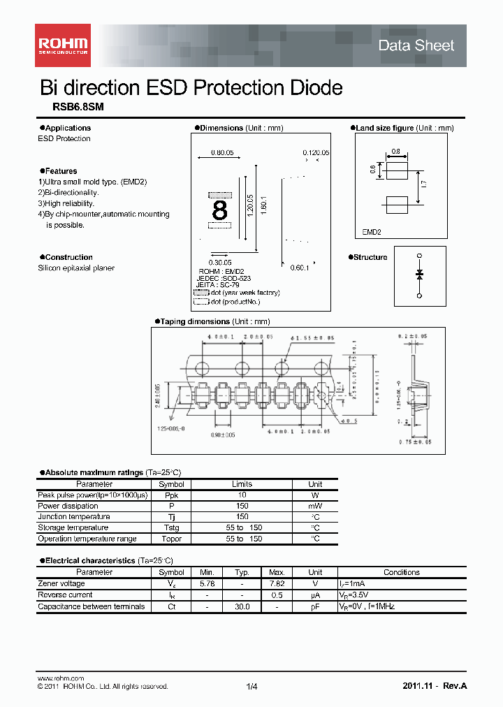 RSB68SM_3308224.PDF Datasheet Download --- IC-ON-LINE