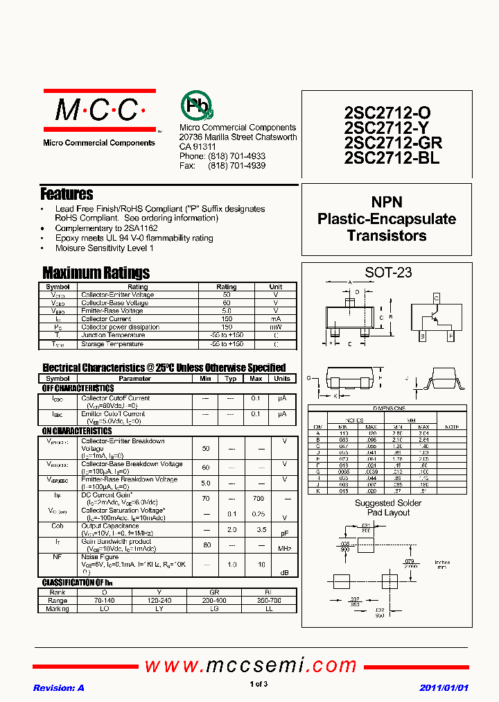 2SC2712-GR_3331816.PDF Datasheet Download --- IC-ON-LINE
