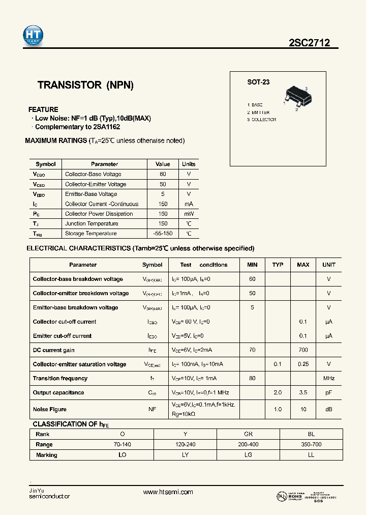 2SC2712_3331814.PDF Datasheet Download --- IC-ON-LINE
