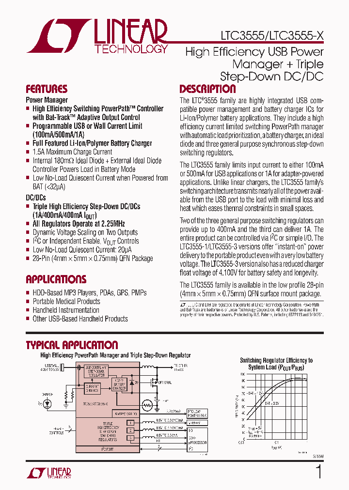 LTC3555_3499706.PDF Datasheet Download --- IC-ON-LINE