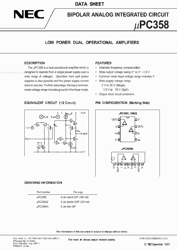 C358C_3644922.PDF Datasheet Download --- IC-ON-LINE