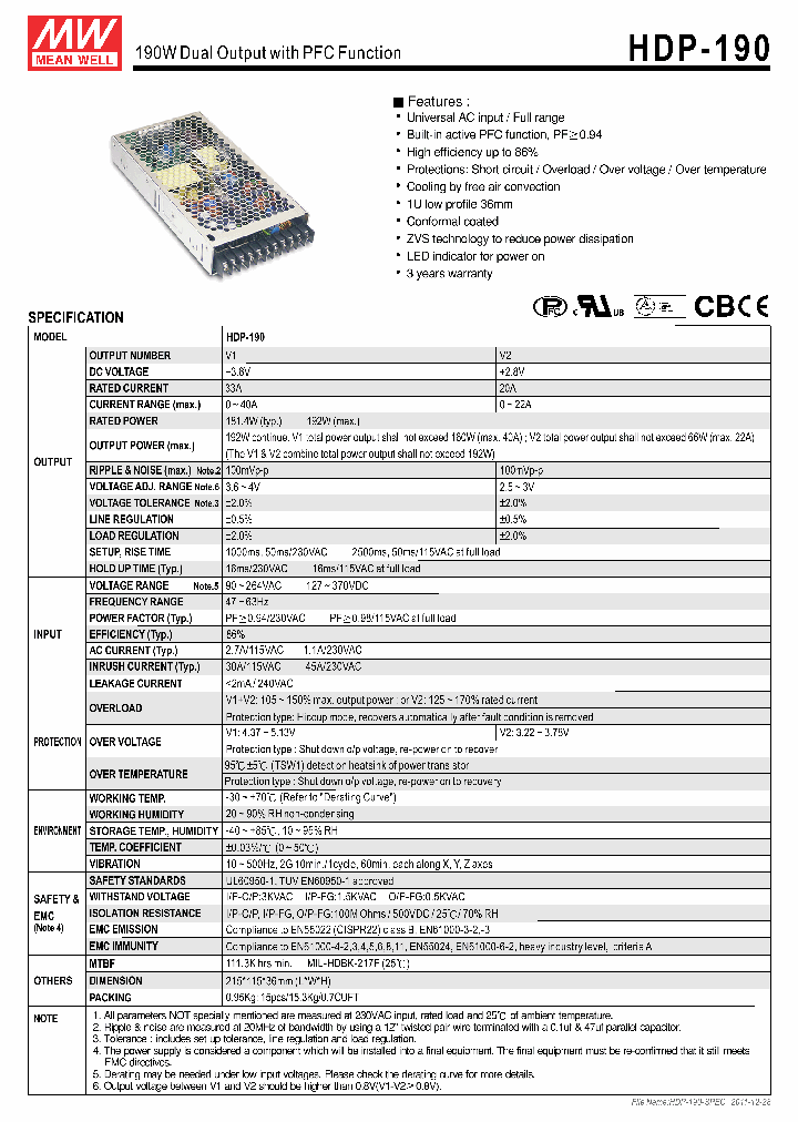 HDP-190_3676375.PDF Datasheet Download --- IC-ON-LINE
