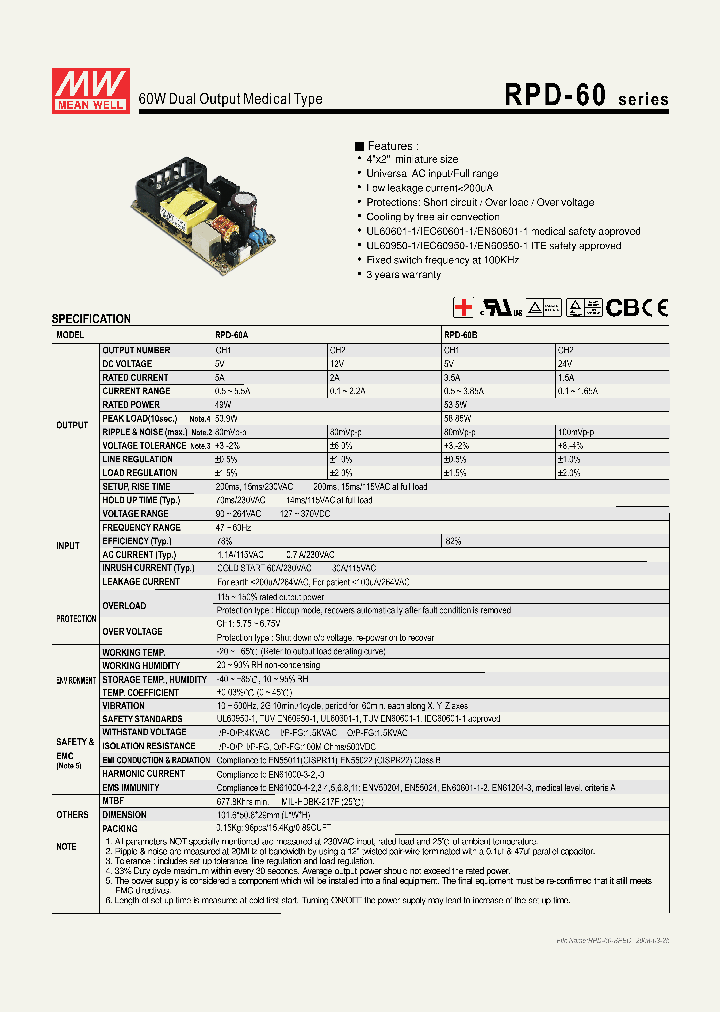 RPD-60_3692449.PDF Datasheet Download --- IC-ON-LINE