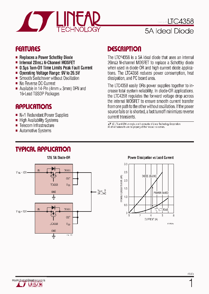 LTC4358_3726114.PDF Datasheet Download --- IC-ON-LINE