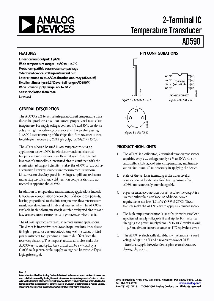 AD590KRZ-RL_3767624.PDF Datasheet Download --- IC-ON-LINE