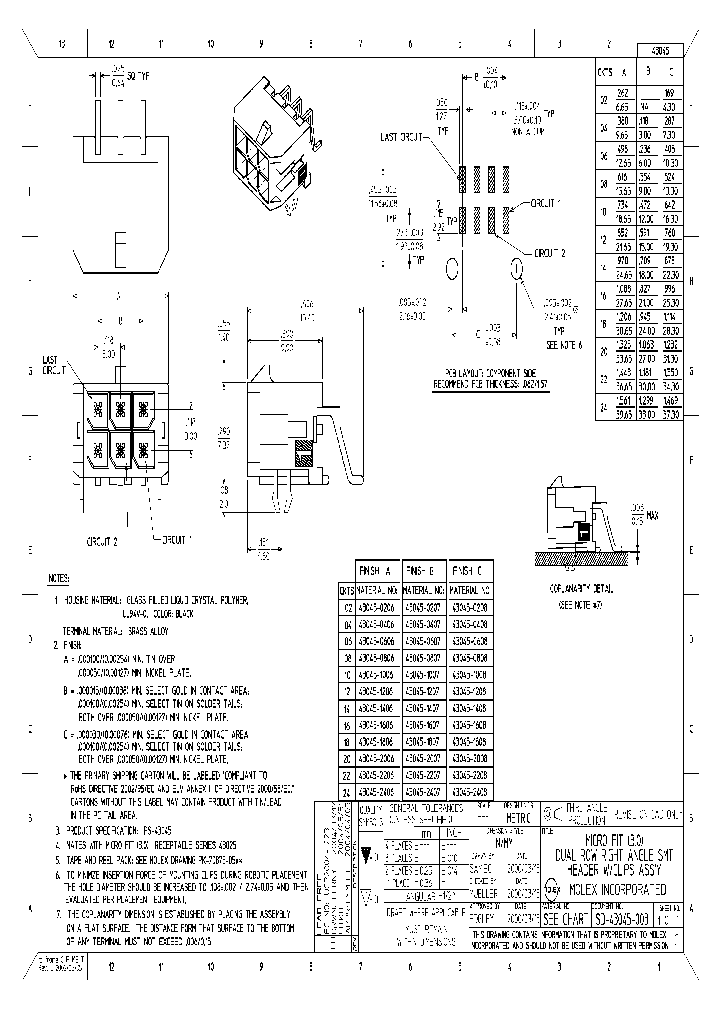 43045-1208_3809118.PDF Datasheet Download --- IC-ON-LINE