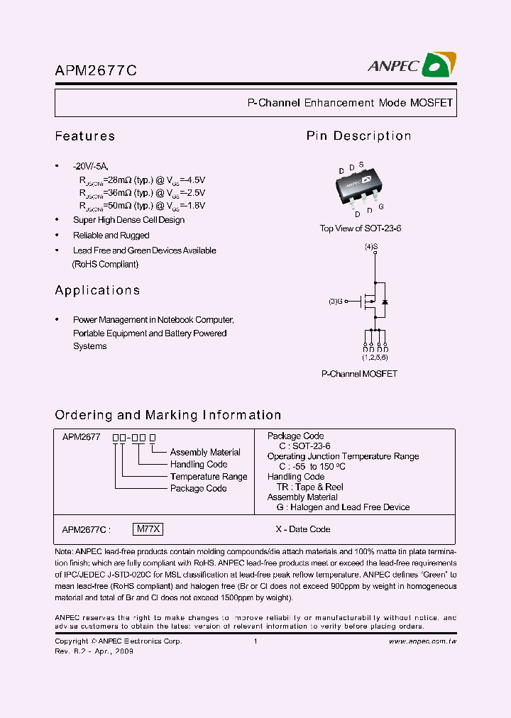 APM2677CC-TRG_3838165.PDF Datasheet Download --- IC-ON-LINE
