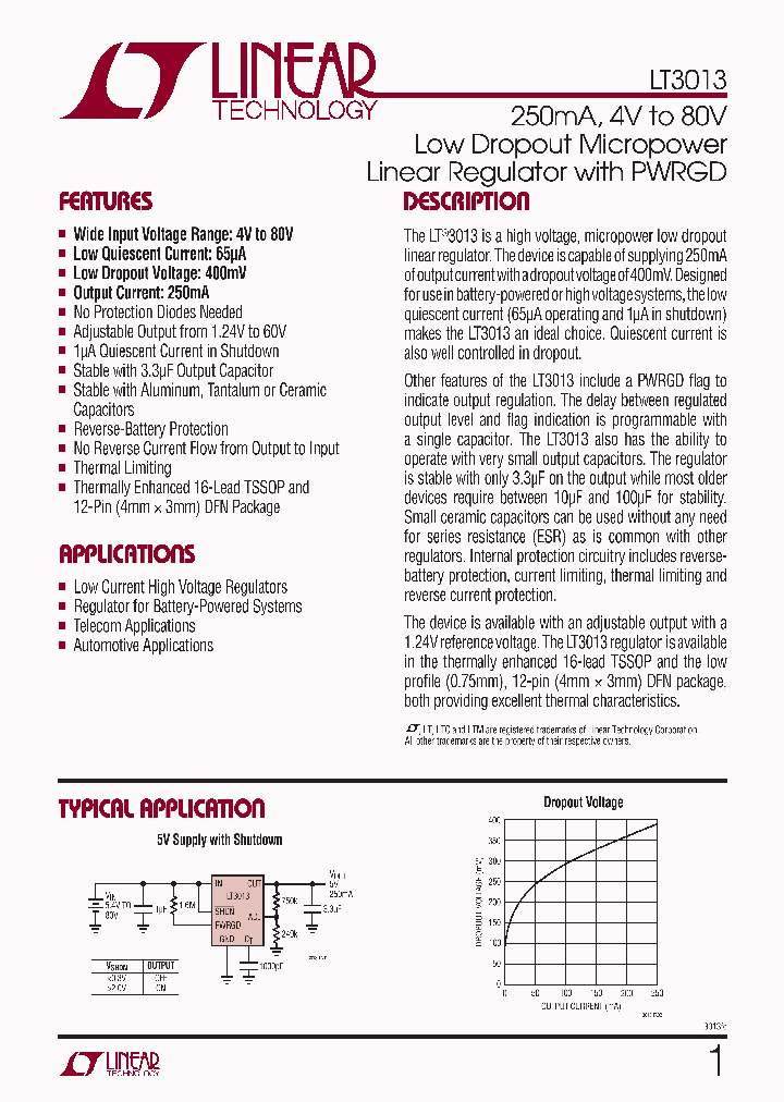 LT3013MPFEPBF_3881245.PDF Datasheet Download --- IC-ON-LINE