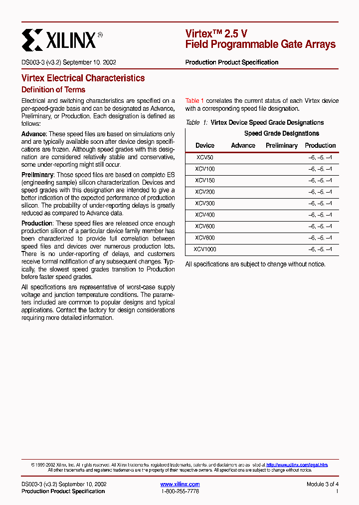 XCV150-5PQG240I_3932120.PDF Datasheet Download --- IC-ON-LINE