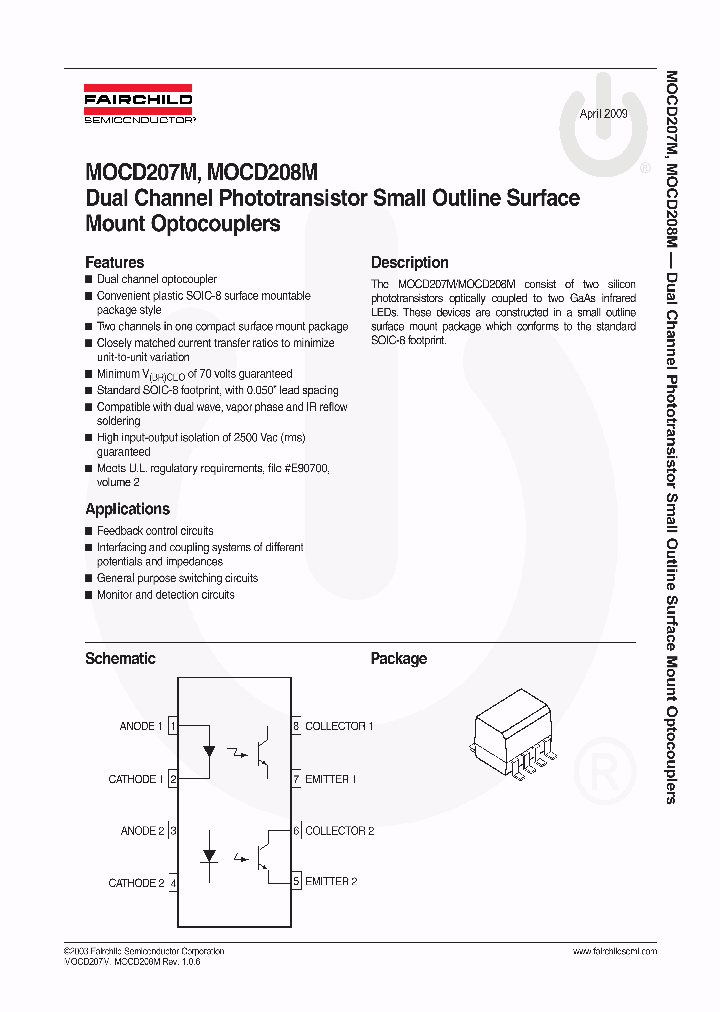 MOCD207R2M_4077685.PDF Datasheet Download --- IC-ON-LINE