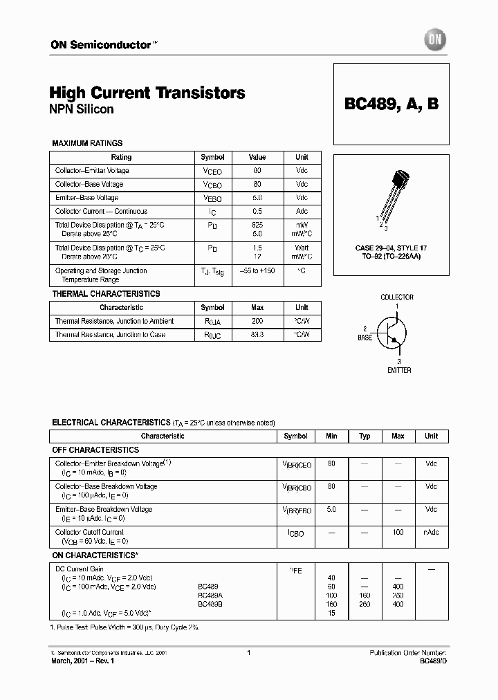 BC489-D_4250603.PDF Datasheet Download --- IC-ON-LINE