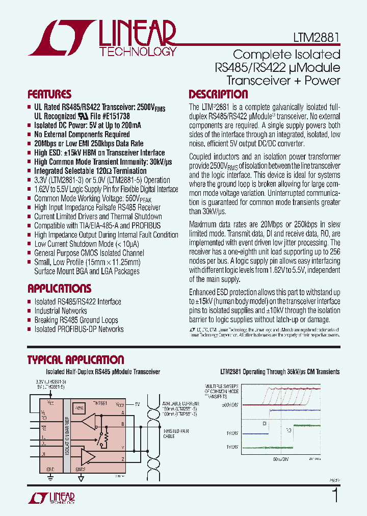 LTM288112_4253540.PDF Datasheet Download --- IC-ON-LINE