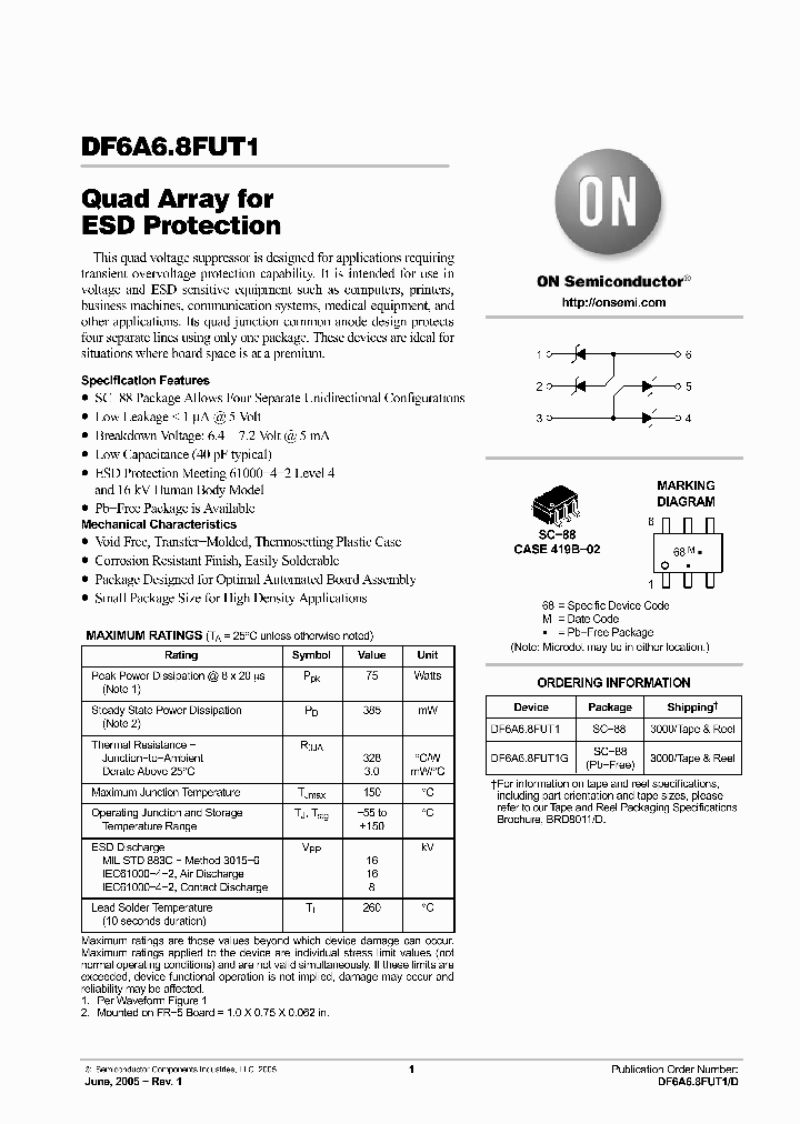 DF6A68FUT1G_4268522.PDF Datasheet Download --- IC-ON-LINE