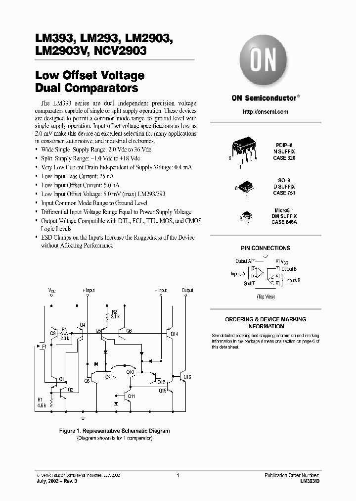 LM393-D_4319802.PDF Datasheet Download --- IC-ON-LINE