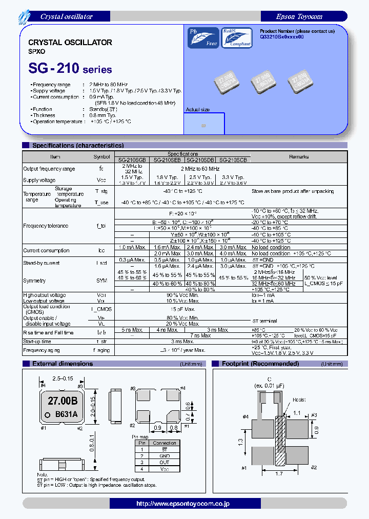 SG-210_4459588.PDF Datasheet Download --- IC-ON-LINE