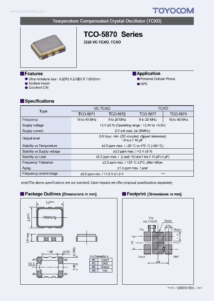 TCO-5871_4476236.PDF Datasheet Download --- IC-ON-LINE
